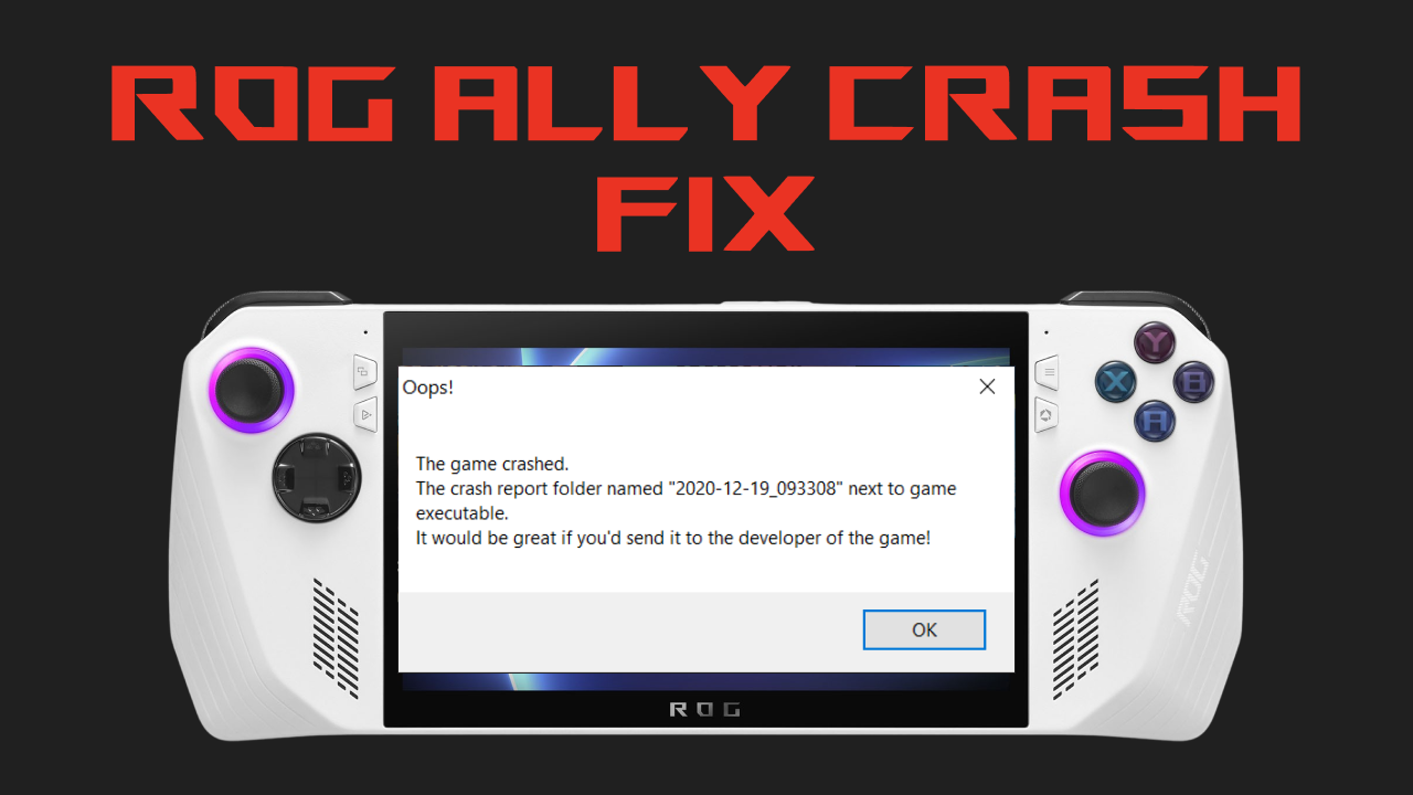How To Fix Games Crashing On Rog Ally